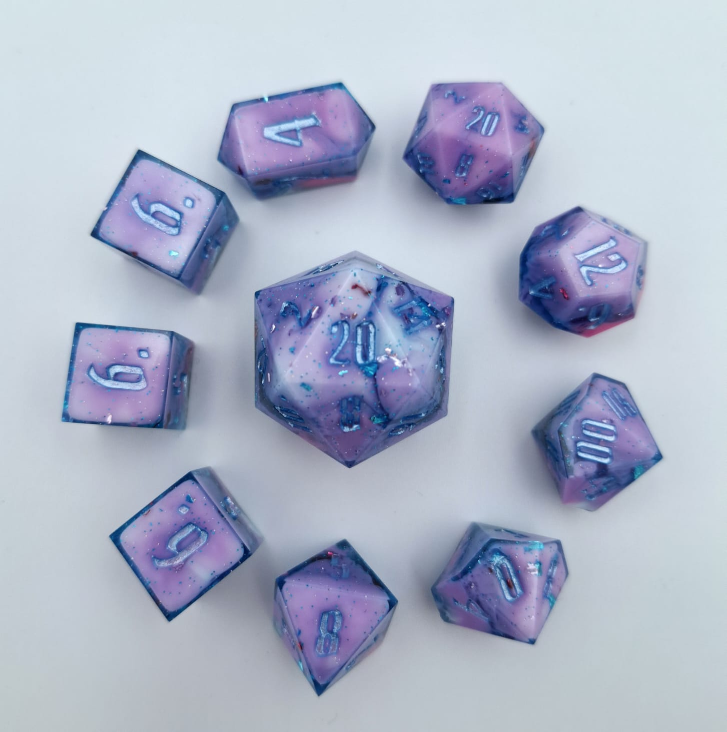 Fanciful Fey Dice Set - Moccus Magics